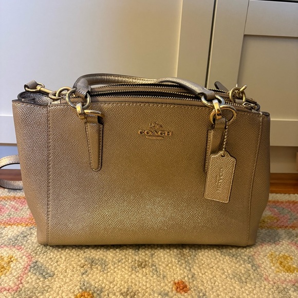 Coach | Bags | Coach Rose Gold Satchel | Poshmark